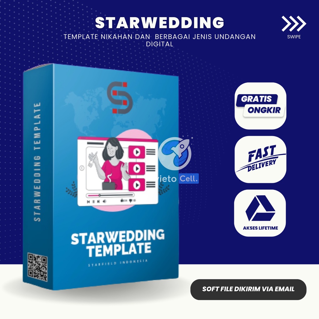 Jual STAR WEDDING Templates Nikahan Berbagai Jenis Undangan Digital ...