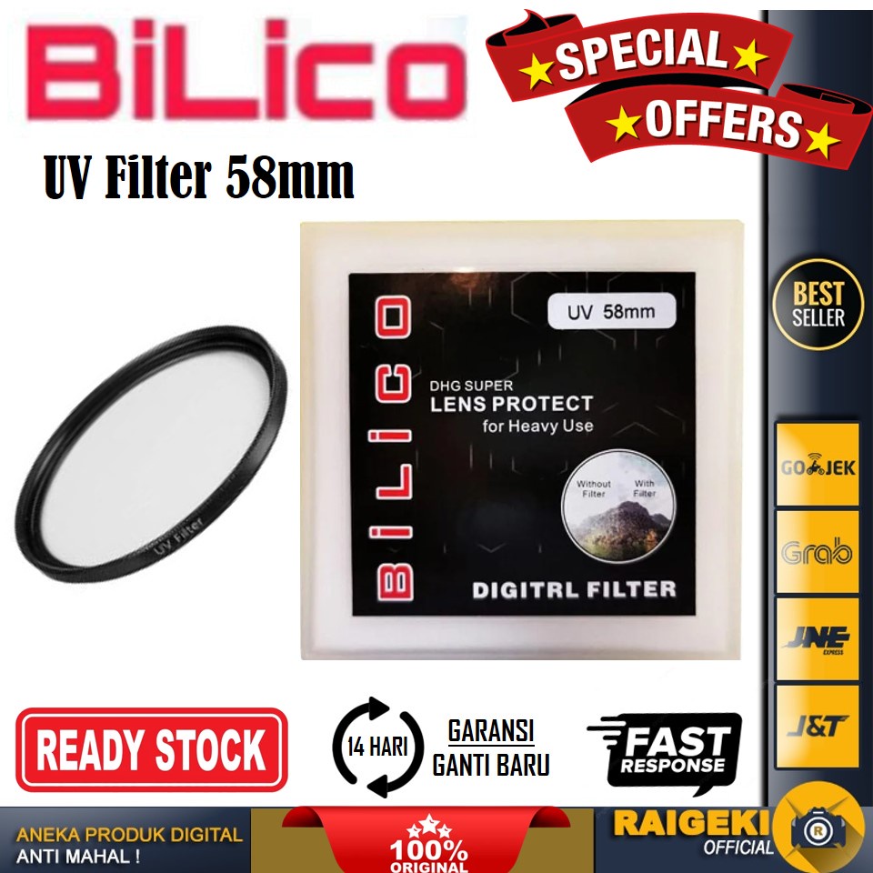 Jual Bilico UV 58MM Filter Lensa Kamera | Shopee Indonesia