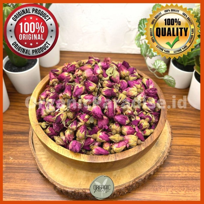 Jual Teh Bunga Mawar Rose / Rose Buds Tea Premium 25 gram | Shopee ...