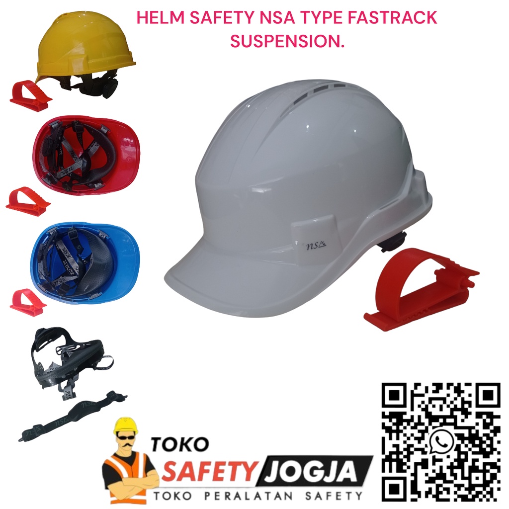 Jual SAFETY HELMET HELM PROYEK NSA FASTRACK | Shopee Indonesia