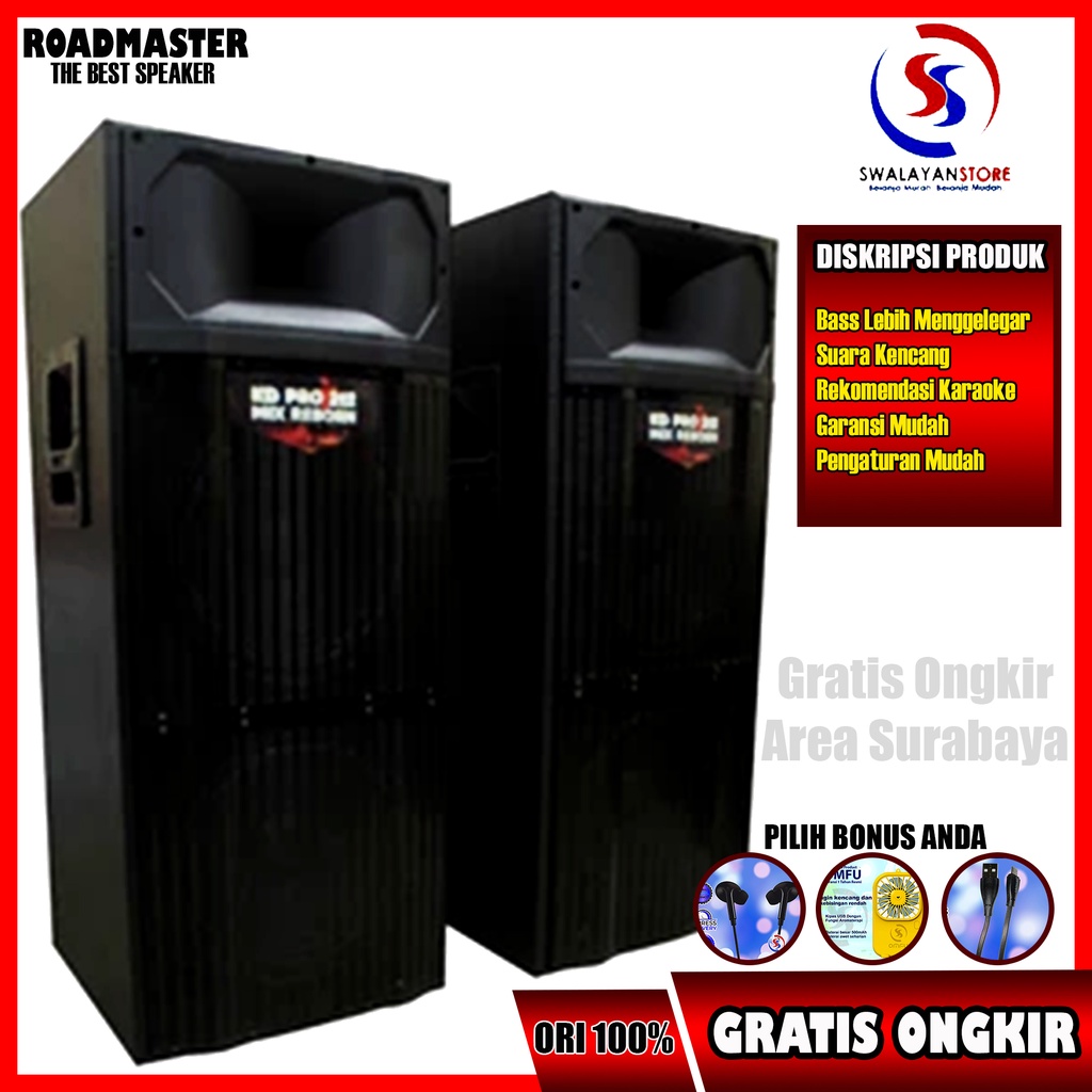 Jual KHUSUS INSTANT!!! SPEAKER ROADMASTER KD PRO 212 REBORN MIX USB ...
