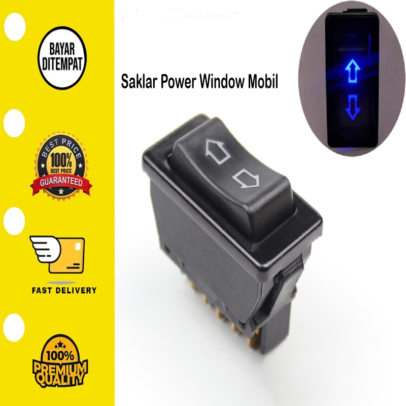 Jual Saklar Switch Power Window Mobil Universal Jendela Mobil Pencet ...
