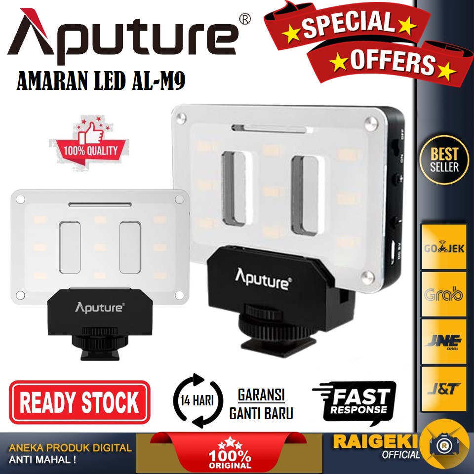 Jual APUTURE AMARAN LED AL-M9 Lighting UP AL M9 | Shopee Indonesia
