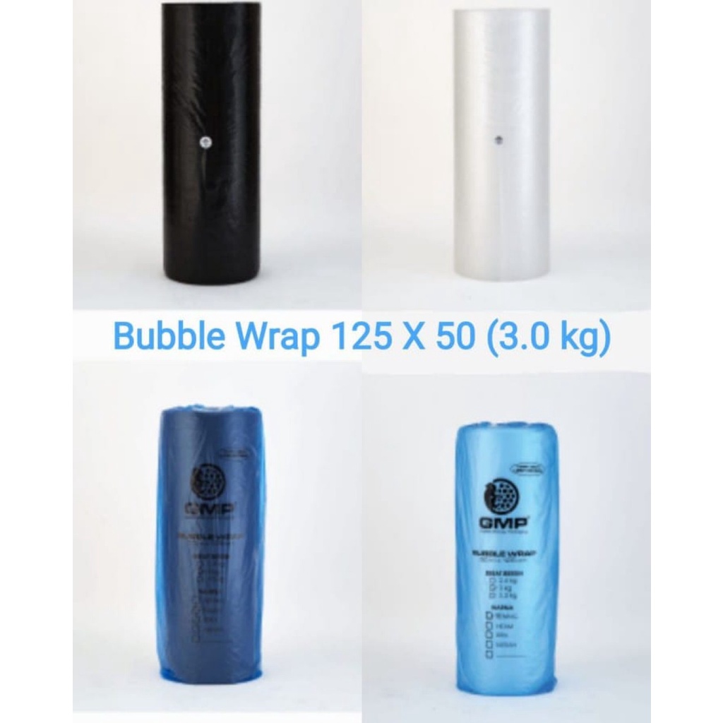 Jual Bubblewrap GMP 125x50m 3kg 2kg (khusus instant) | Shopee Indonesia