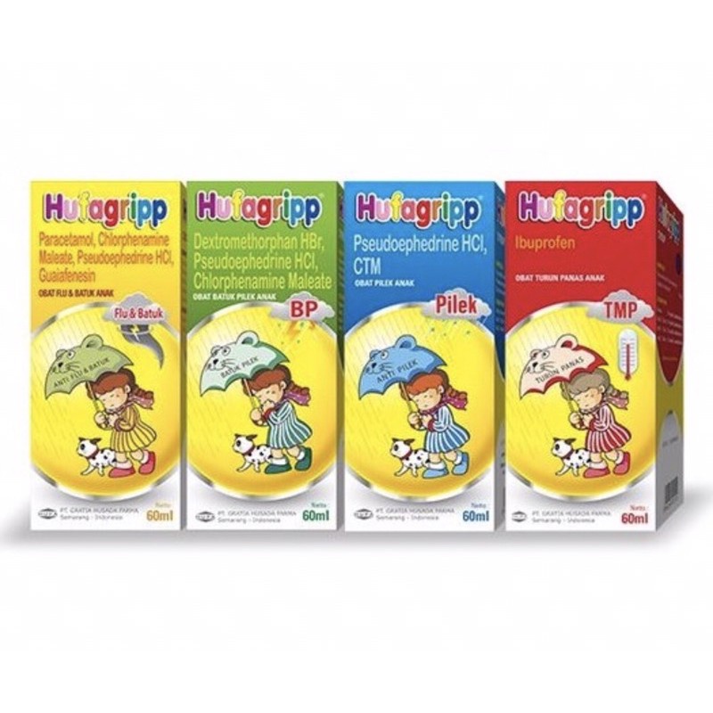 Jual Hufagrip sirup 60 ml BP | TMP | Pilek | Flu batuk ( mengobati ...