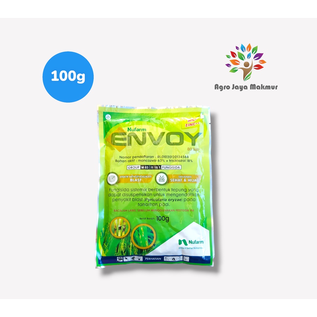 Jual NUFARM ENVOY 80WP ISI 100 GRAM FUNGISIDA SISTEMIK +MN +ZINC anti ...