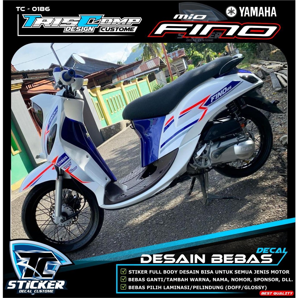 Jual Sticker Custom Decal Fino 125 Full Body Bisa Request - Stiker ...