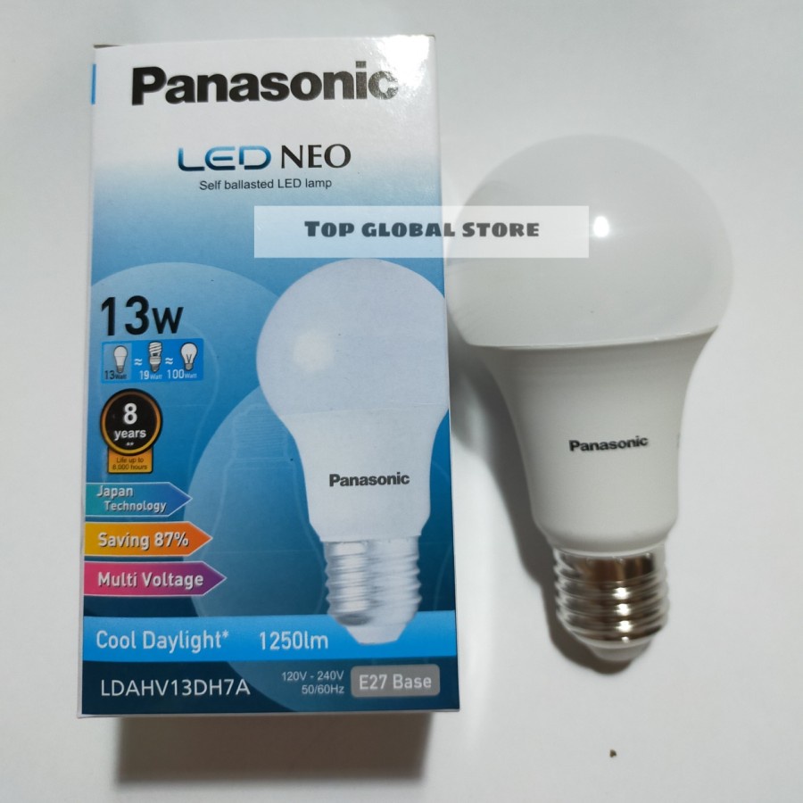 Jual Lampu LED Bulb - Bohlam Panasonic New Evo 13 Watt - Putih | Shopee Indonesia