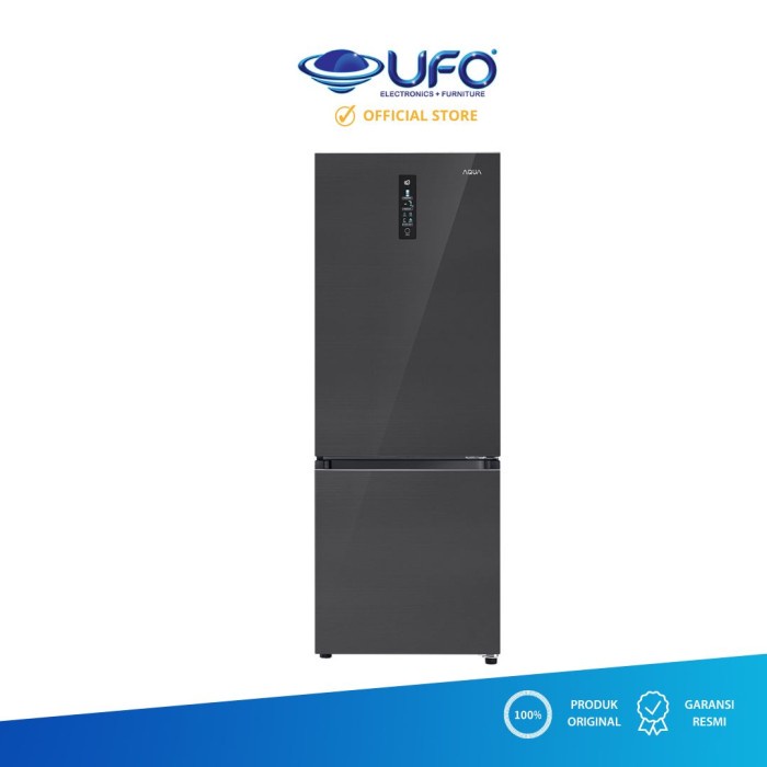 Jual Aqua Kulkas 2 Pintu 292L Door Bottom Freezer AQR320RBM(BK ...
