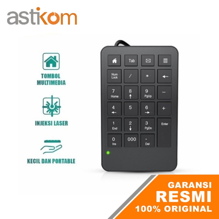 Jual Numeric Keypad Robot RK01 Wired Black Numpad | Shopee Indonesia