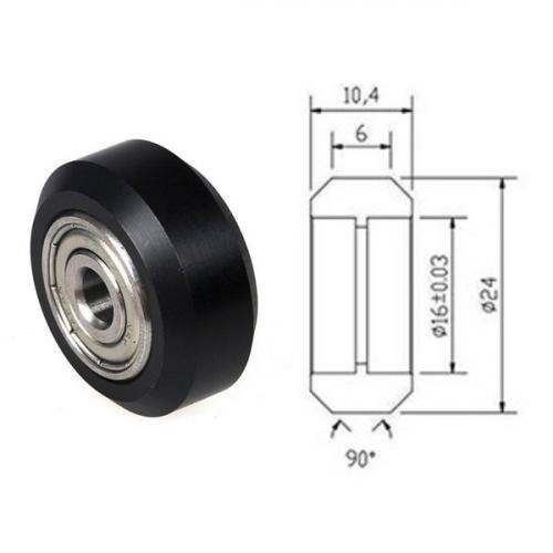 Jual OpenBuilds CNC V Slot POM Delrin V Wheel Big With 625zz Bearing ...