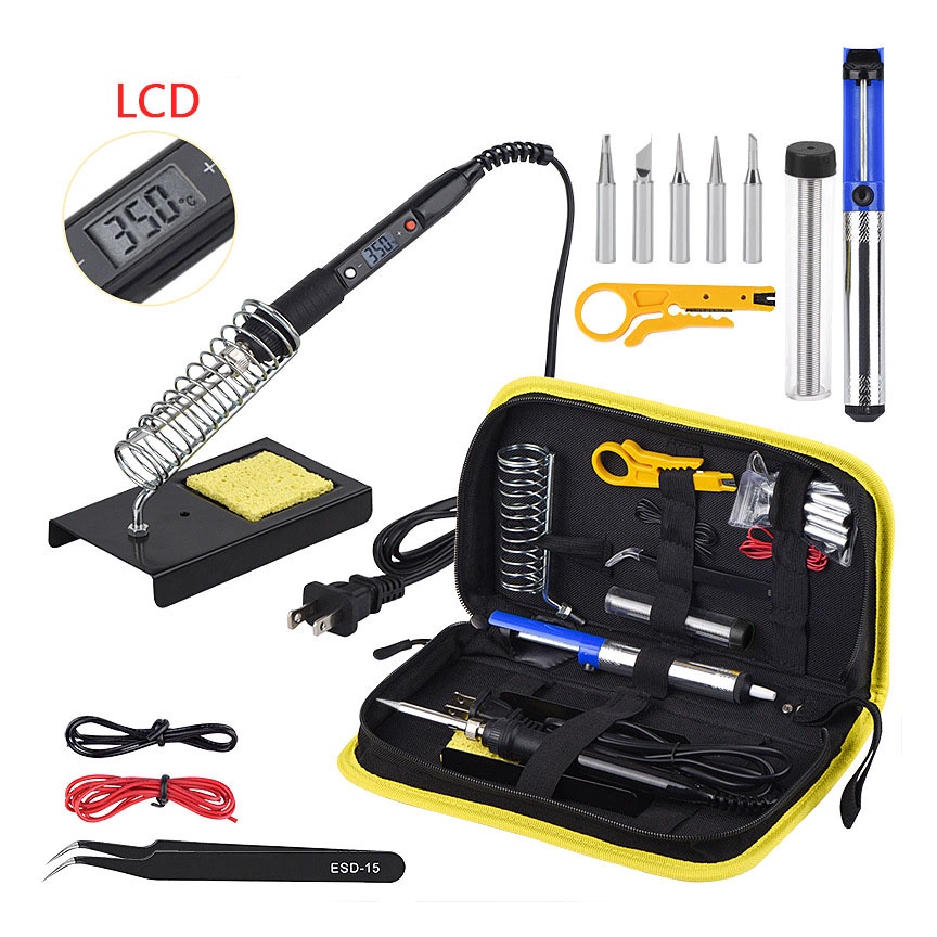 Jual Peralatan Solder Kit LCD - Elektrik Soldering 60W 220V - Alat Set Lengkap Solder | Shopee ...
