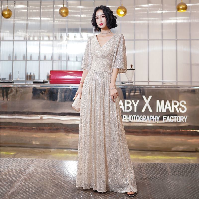 Jual Gaun malam high-end wanita temperamen perjamuan baru biasanya bisa ...