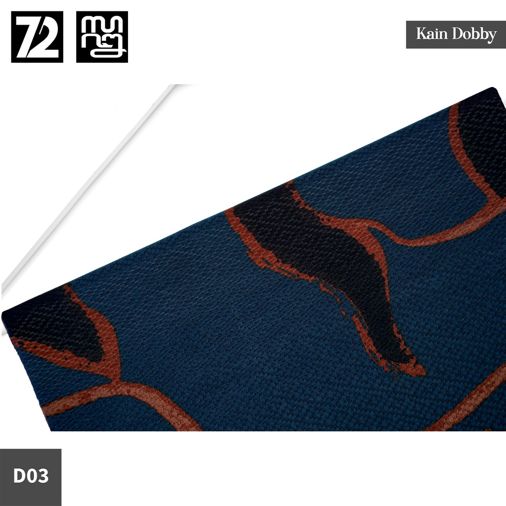Jual KAIN BATIK PREMIUM Bahan Dobby Motif Lembah Asri Warna Biru ...