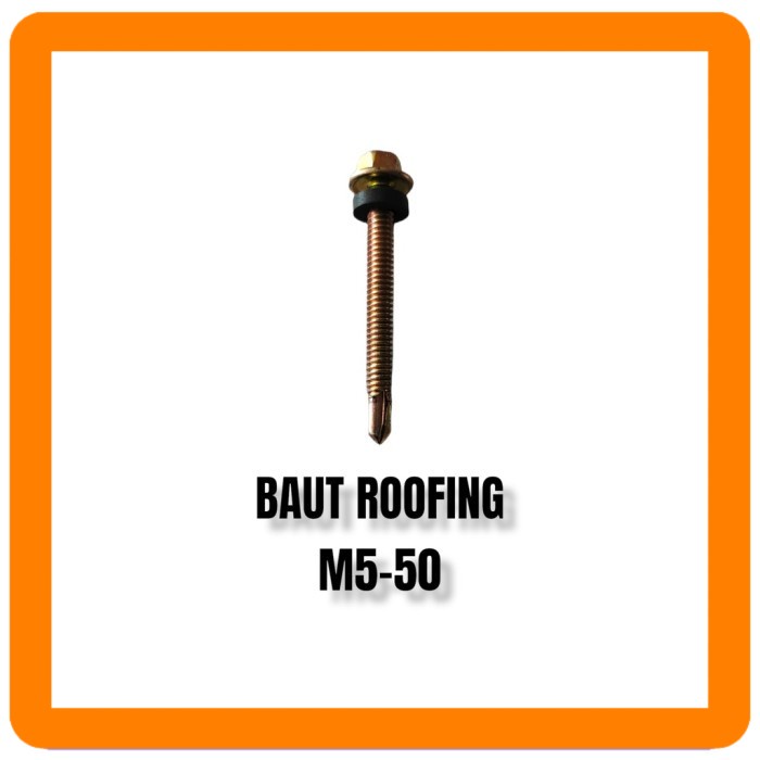 Jual Baut Roofing Kuning M5x50 baut triplek Best Seller | Shopee Indonesia