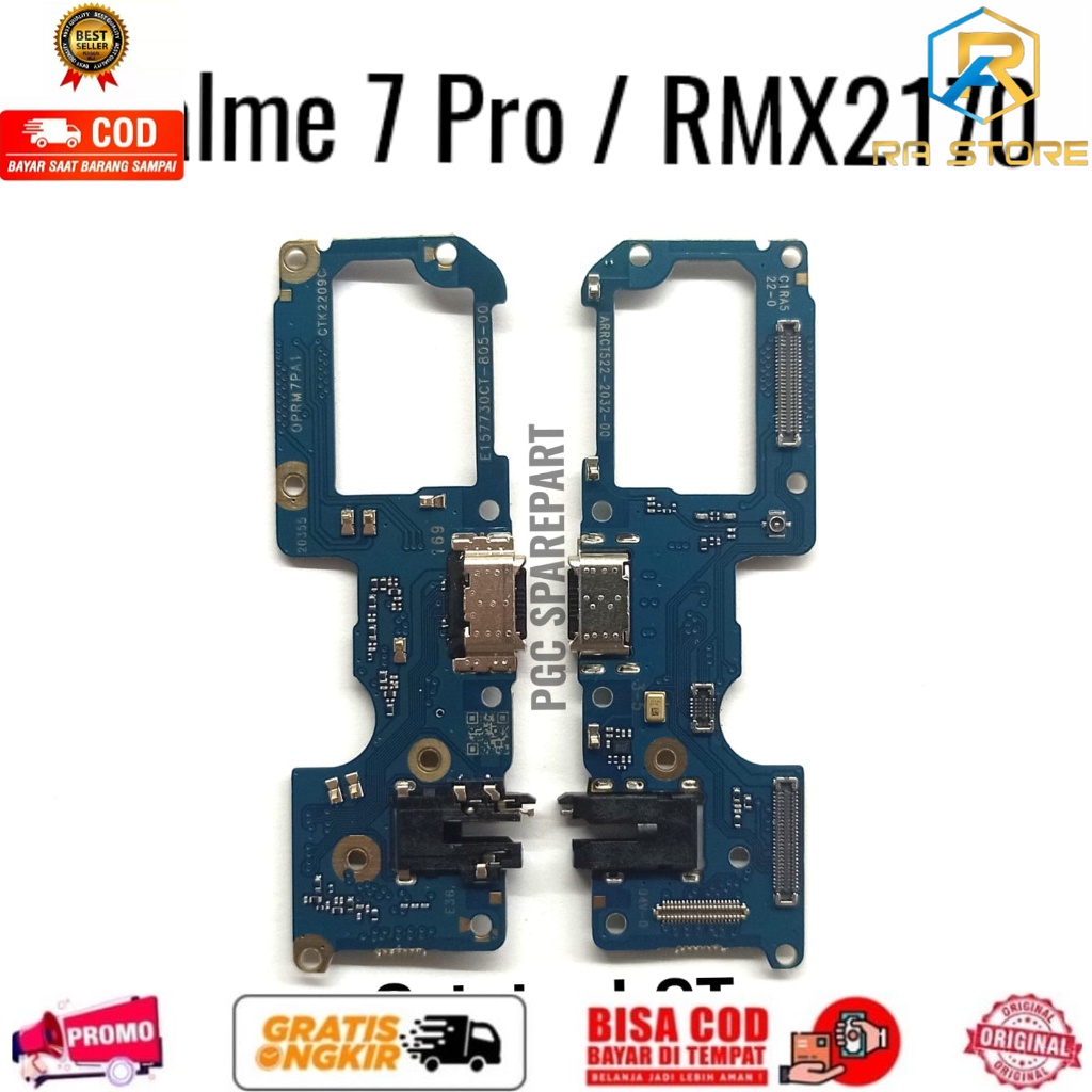 Jual PAPAN CHARGER + IC REALME 7 Pro / RMX2170 ORIGINAL FULL KOMPONEN ...