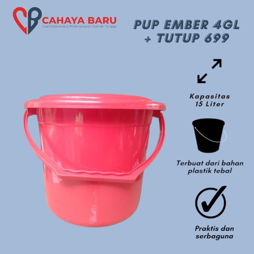 Jual PUP EMBER 4GL TTP 699 (GO-SEND) | Shopee Indonesia