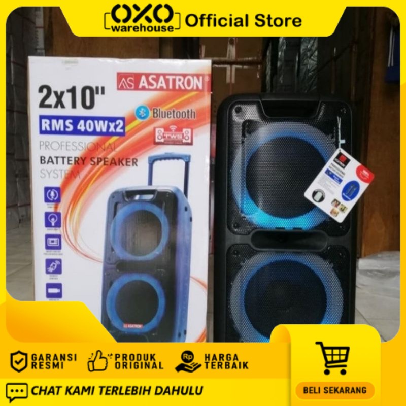 Jual ASATRON SPEAKER MEETING CHAMPION WIRELESS BLUETOOTH KARAOKE ...