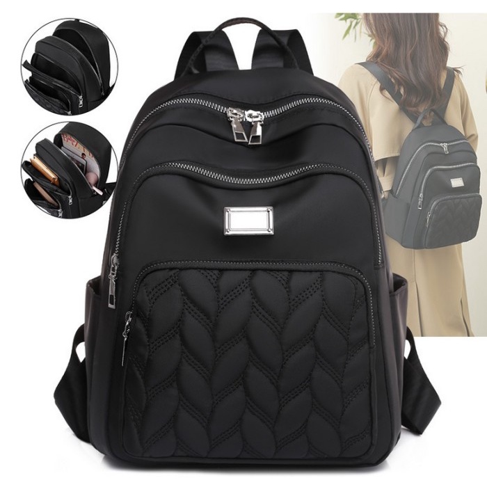 Jual ENNWEN BP75 Tas Wanita Ransel Korea Style Soft Trendy Nylon Women ...