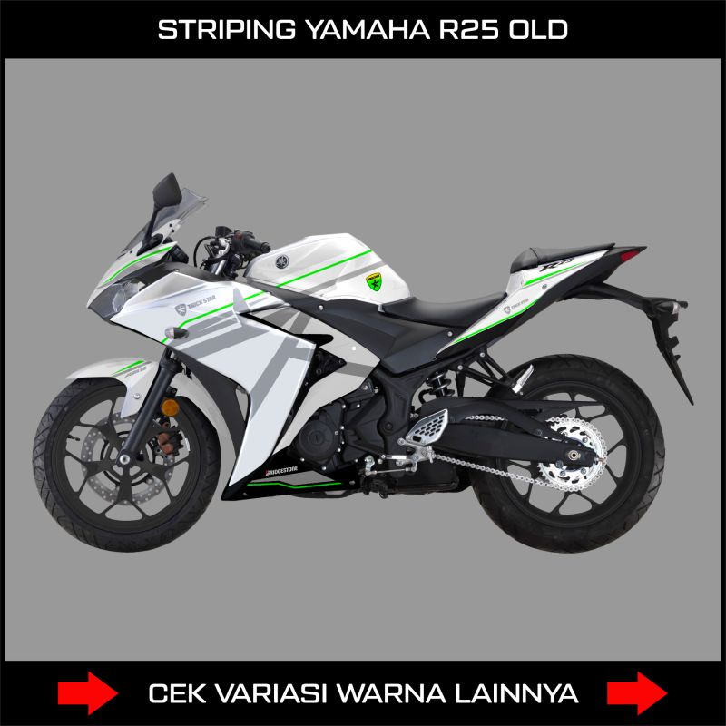 Jual Striping Yamaha R25 Livery Trick Star / Stiker Motor Yamaha YZF ...