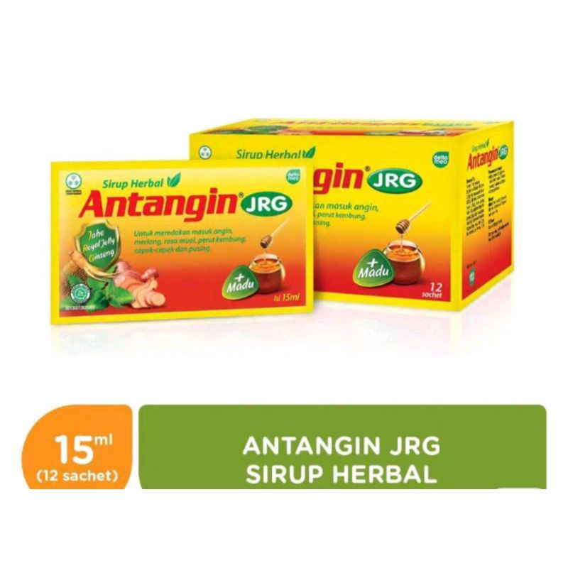 Jual Antangin JRG + Madu cair isi 12 sachet | Shopee Indonesia