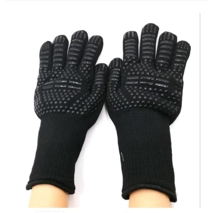 Jual Sarung Tangan Oven Tahan Panas Suhu 500 Derajat Celcius Shopee Indonesia