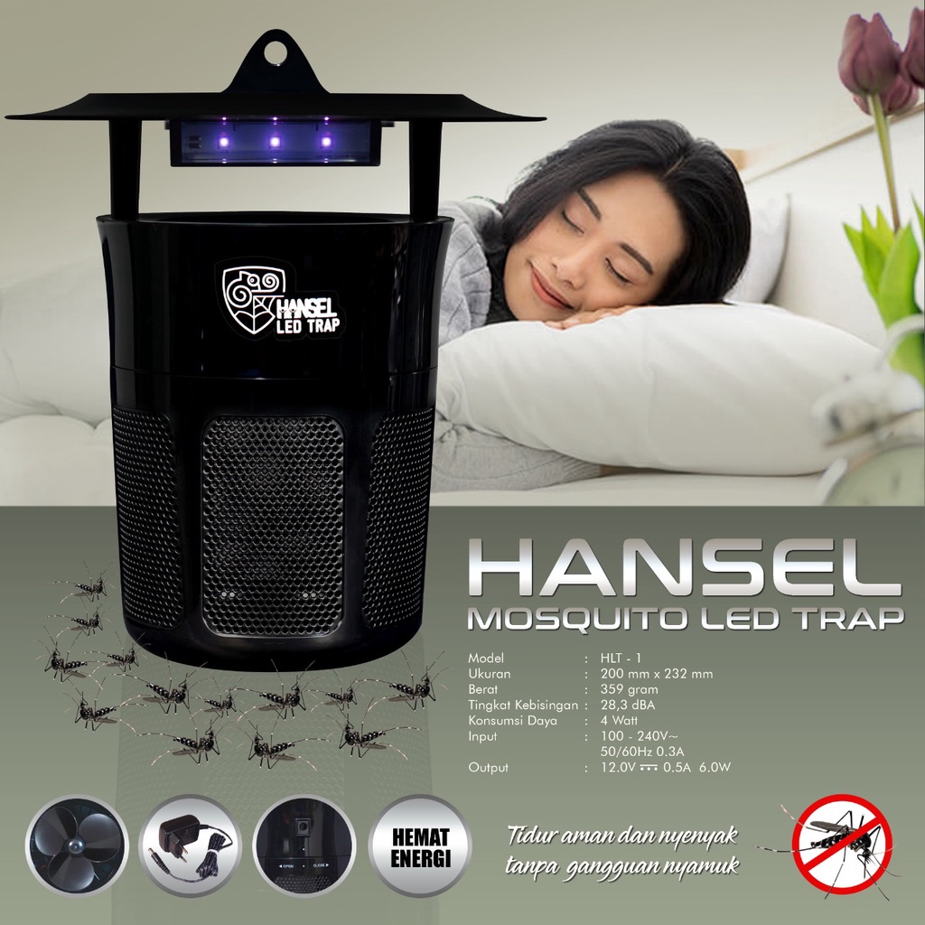 Jual LAMPU PERANGKAP NYAMUK | HANSEL MOSQUITO LED TRAP | Shopee Indonesia