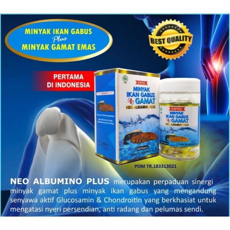 Jual Minyak Ikan Gabus plus Gamat Emas Neo Albumino | Shopee Indonesia