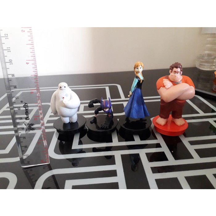 Jual topper figure animasi xxi big hero 6 baymax hiro anna frozen ...