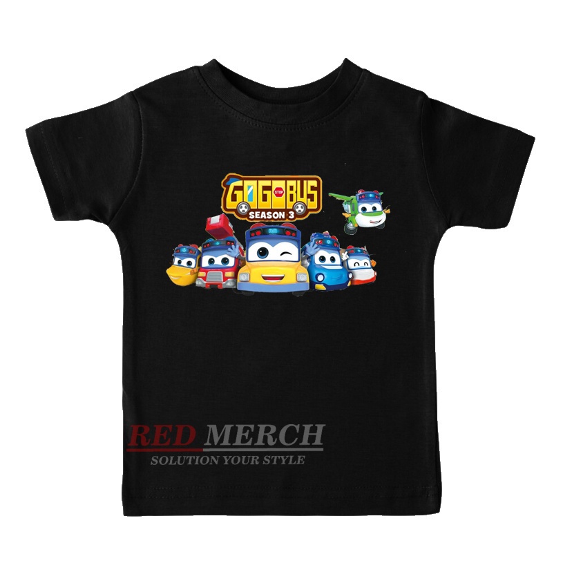 Jual BAJU ANAK Custom karakter GOGO BUS GORDON GOGOBUS KAOS ANAK ANAK ...
