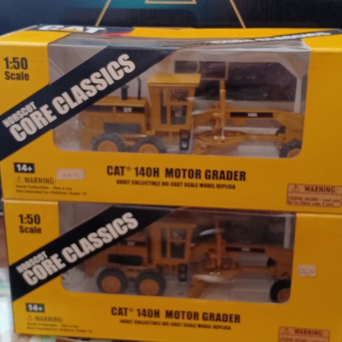 Jual Diecast Miniatur Alat Berat Cat 140H Motor Grader | Shopee Indonesia