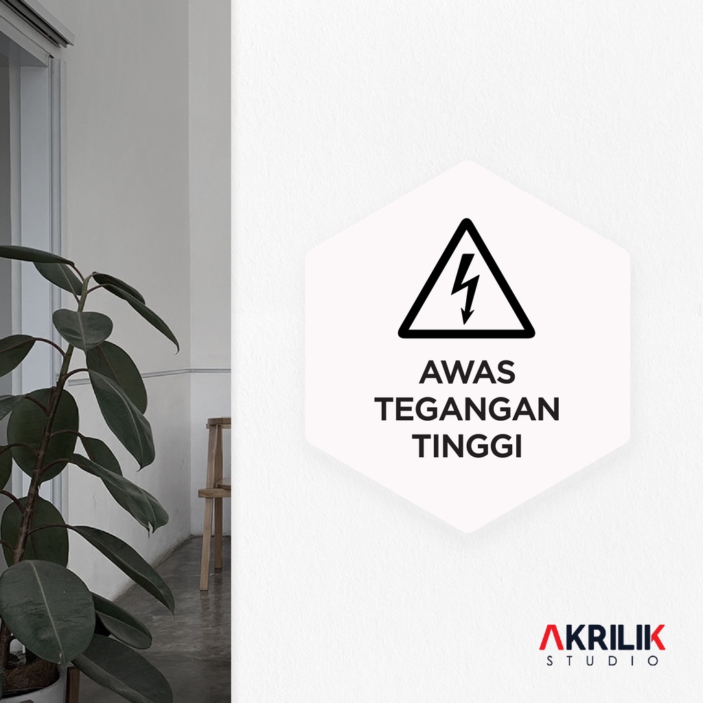 Jual Sign Board Akrilik Awas Tegangan Tinggi Papan Acrylic Signage ... Jual Sign Board Akrilik Awas Tegangan Tinggi Papan Acrylic Signage ...