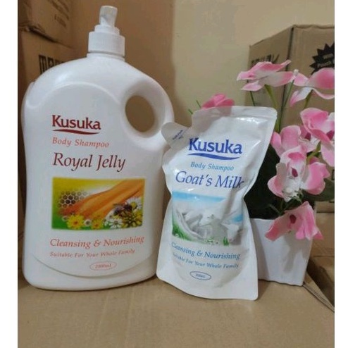 Jual NSP99 - SABUN MANDI KUSUKA BOTOL isi 2000ml+ free refill200ml ...