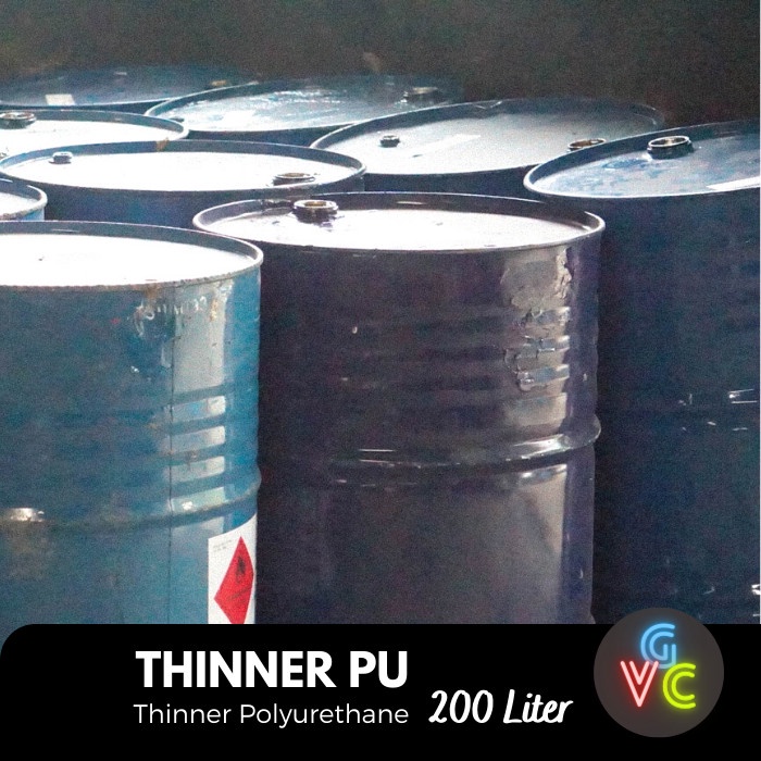 Jual Thinner PU (Polyurethane) - Packing Drum 200 Liter - GVCSupply | Shopee Indonesia