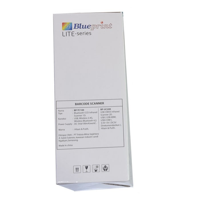 Jual Blueprint Barcode Scanner Infrared USB Lite UC200 CCD CMOS 2D ...