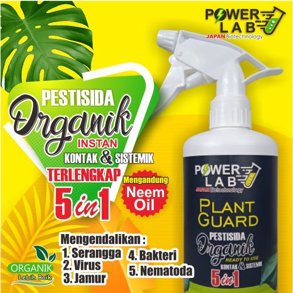 Jual Powerlab Plant Guard Pestisida Obat Pembasmi Hama Spray 5 In 1 ...