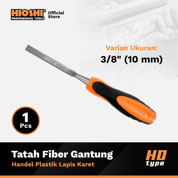 Jual HIOSHI /Tatah/Pahat Kayu/Gagang Plastik/Lapis Karet 3/8, 1/2, 5/8, 3/4, 1, 1.1/4, 1.1/2 ...
