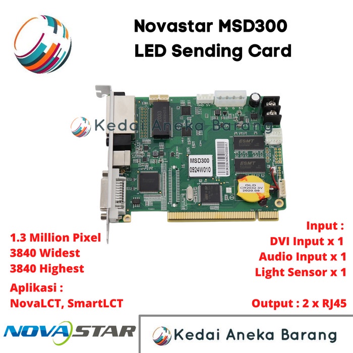 Jual Novastar MSD300 MSD 300 LED Videotron Controller Sending Card ...
