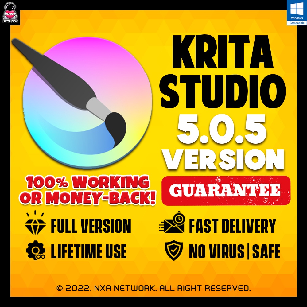Jual Krita Studio 5.0.5 | Guide Provided | Lifetime Full Version | 100% ...