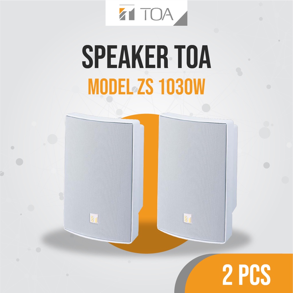 Jual BUNDLING 2 PCS SPEAKER TOA MODEL ZS-1030 WHITE GARANSI RESMI ...
