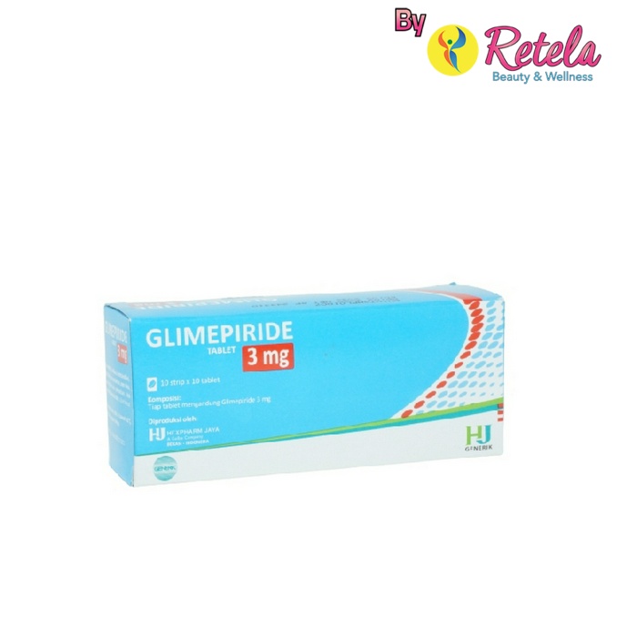 Jual GLIMEPIRIDE 3MG 1 STRIP 10 TABLET | Shopee Indonesia