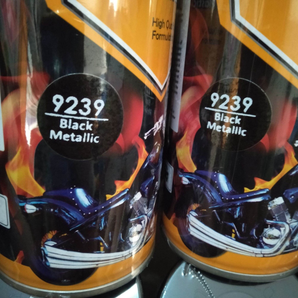 Jual Pilok Pilox Cat Diton Premium Black Metallic 9239 Tahan Bensin ...