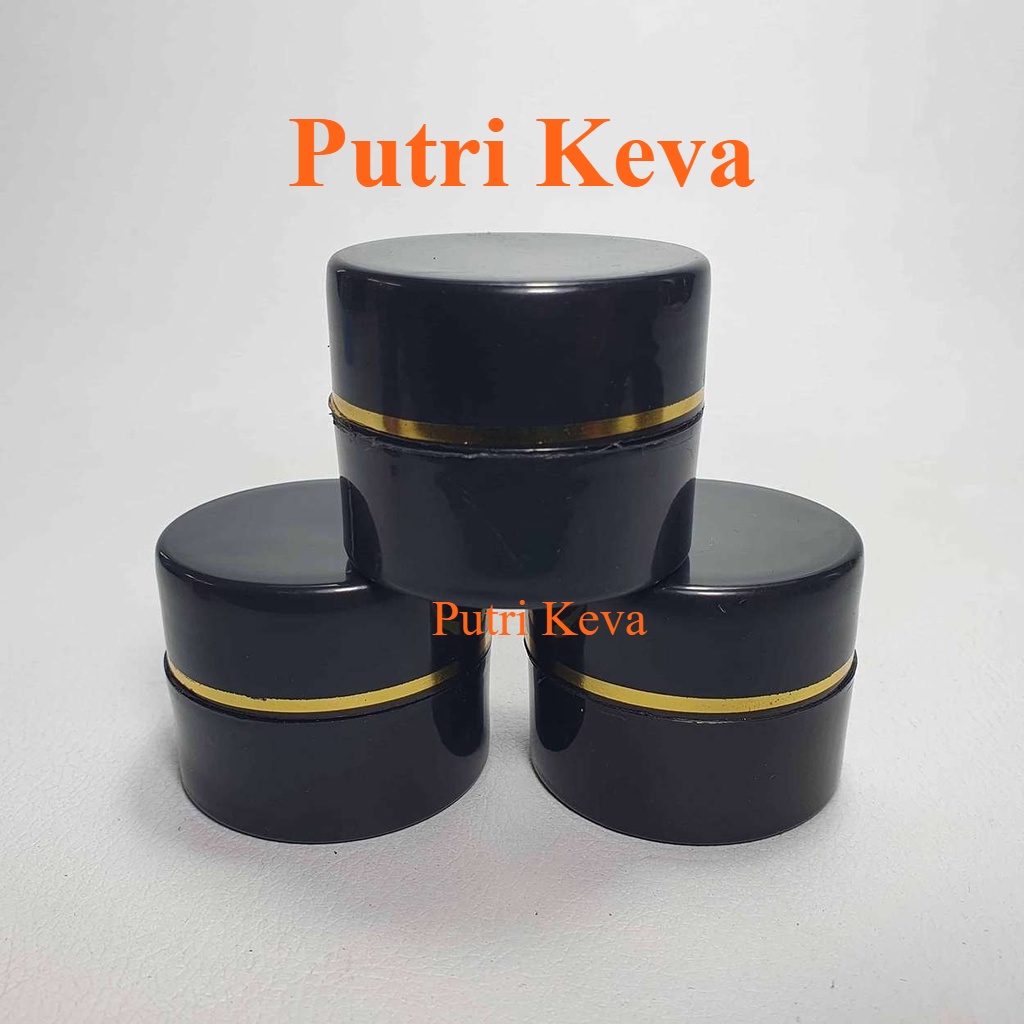 Jual Pot Cream 10 Gr Hitam PP Flat / Pot Plastik / Pot Cream Plastik ...