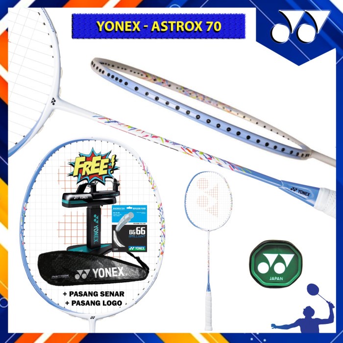 Jual Raket Badminton Original YONEX Astrox 70 Made In Japan, Saxe ...