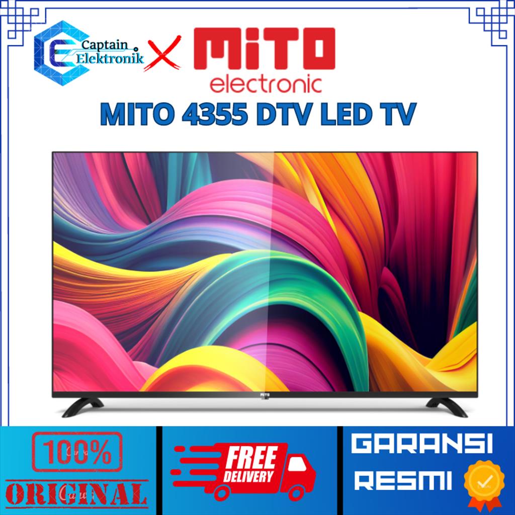 Jual MITO LED TV 43 INCH 4355 DTV FULL HD GARANSI RESMI | Shopee Indonesia
