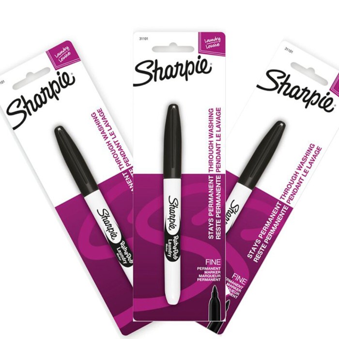 Jual Sharpie Rub-A-Dub Laundry Marker Fabric Spidol Kain Cloth Stained ...