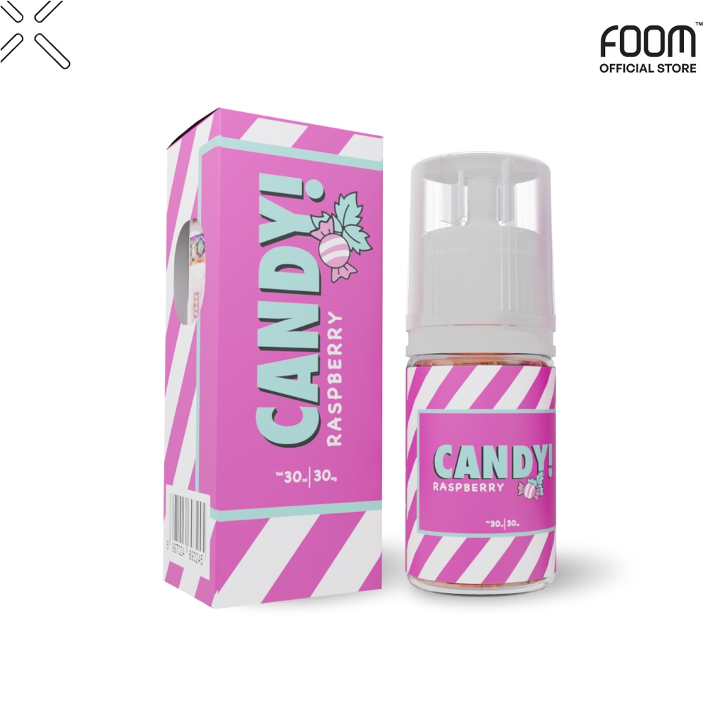 Jual Liquid FLOOID CANDY SERIES - Raspberry Candy 30 mL / 30 mg ...