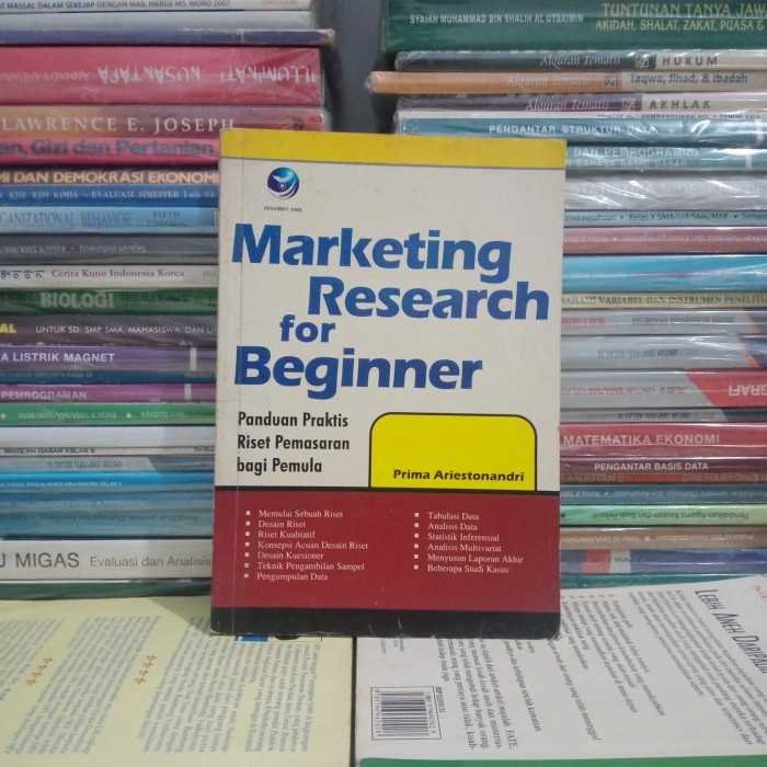Jual MARKETING RESERCH FOR BEGINNER PRODUK PRAKTIS RISET PEMASANGAN ...