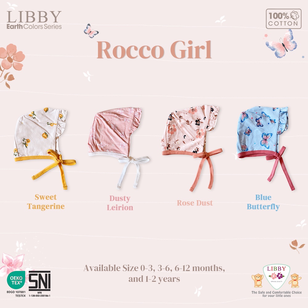 Jual Libby Baby - Little Missy Bonnet Hat | Rocco Girl Set | Shopee ...