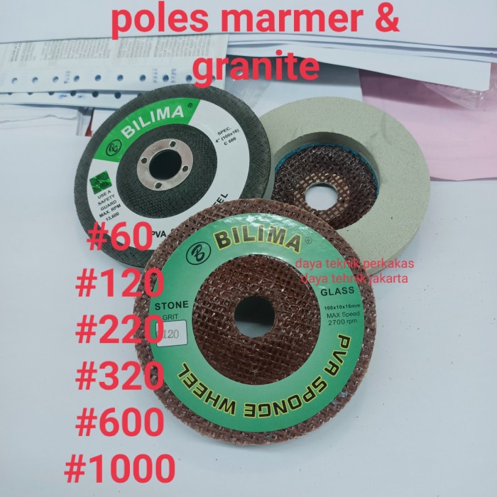 Jual bilima sponge # 120 - sponge poles marmer poles granite bilima GC ...